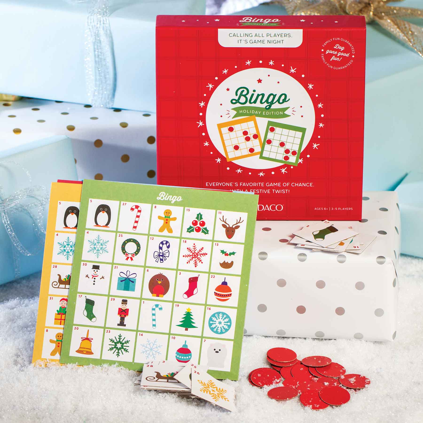 Festive Holiday Bingo | Femail Creations